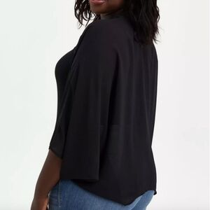 torrid | Tops | Torrid Black Sheer Cocoon Kimono Shrug | Poshmark